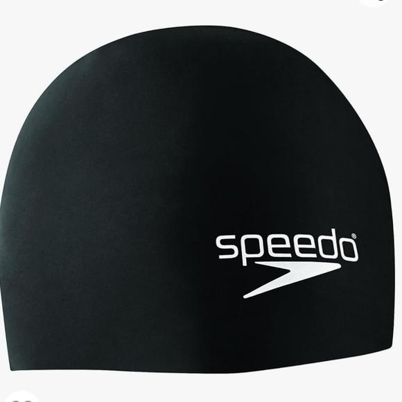 Speedo | Swim | Speedo Elastomeric Solid Cap Swim Black One Size Nwt ...